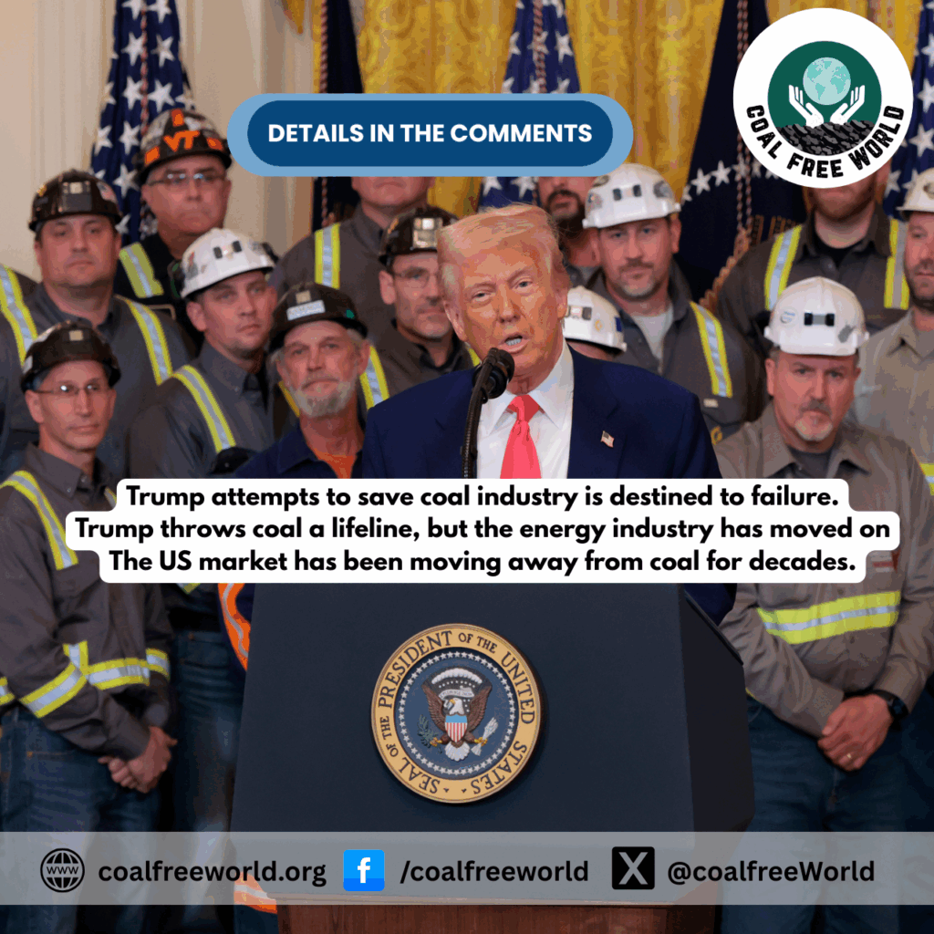 Trump attempts to save coal industry is destined to failure. - Coal ...